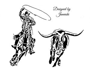 Cowboy Pattern – Free Scroll Saw Patterns