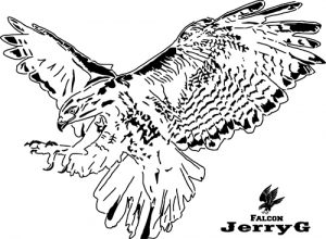 Falcon Pattern – Free Scroll Saw Patterns
