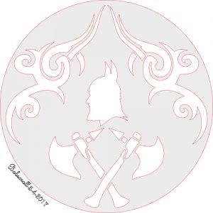 Viking Plaque Pattern – Free Scroll Saw Patterns