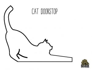 Cat Doorstop Pattern – Free Scroll Saw Patterns