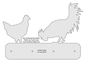 Key Holder Pattern – Free Scroll Saw Patterns